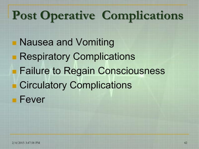 Post anesthesia care unit(PACU) | PDF