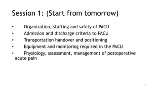 Post anesthesia care Unit (PACU).pptx