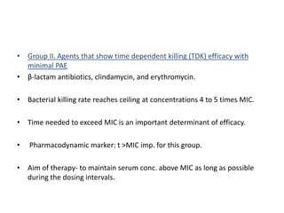 Post antibiotic effect and Antibiotic resistance | PPTX