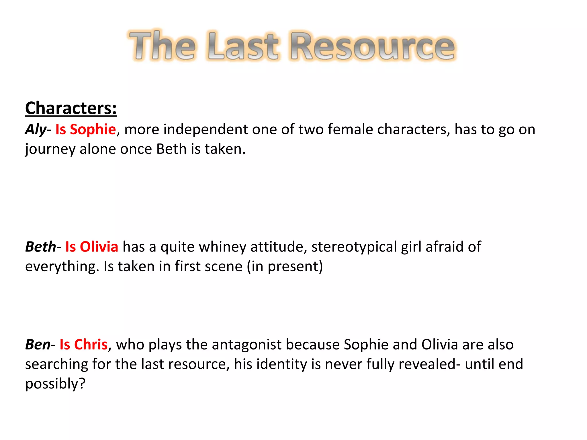 Post apocalyptic planning presentation | PPT