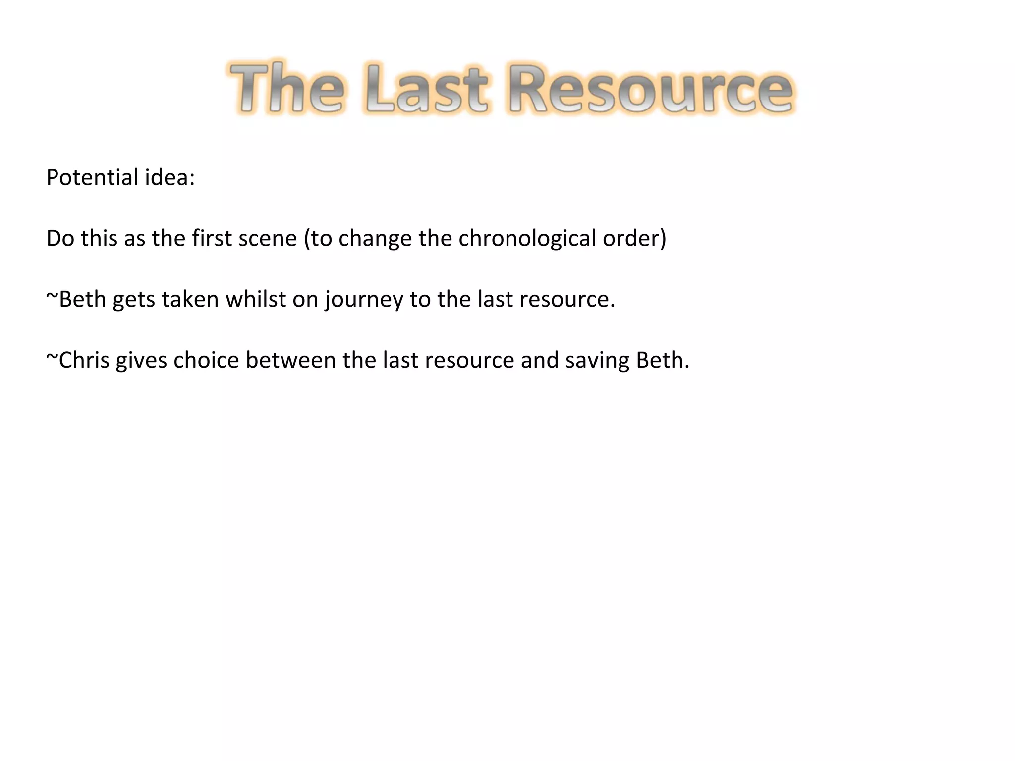 Post apocalyptic planning presentation | PPT