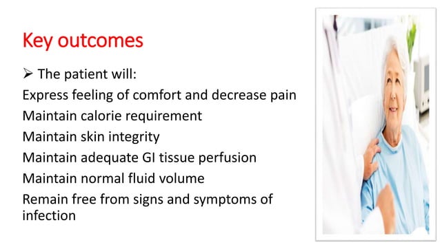 Post appendectomy nursing care plan