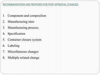 Post approvai regulatory affairs | PPTX