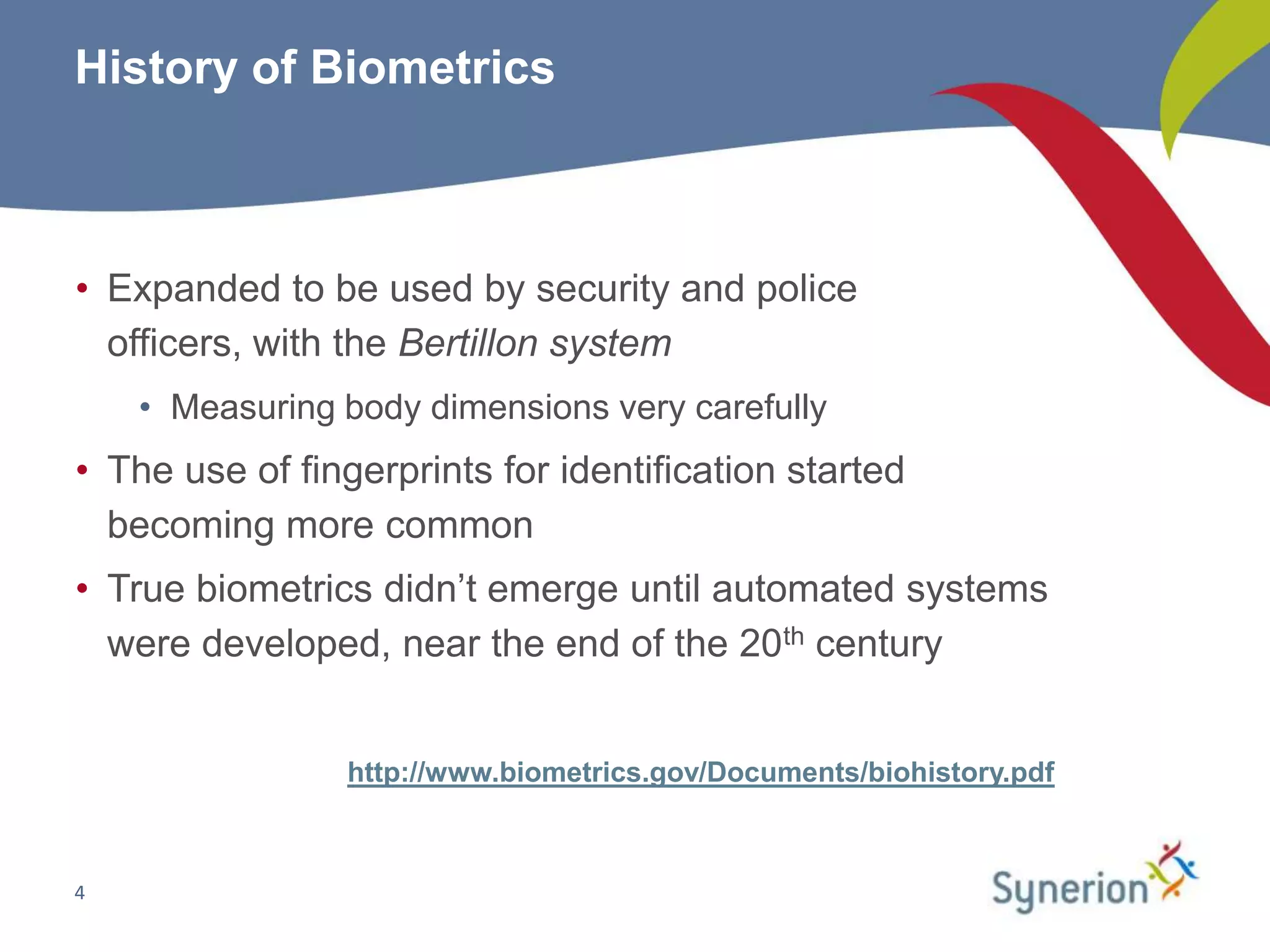 Biometrics in the Workplace | PPTX
