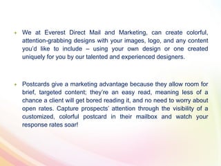 Postcard advertising | PPT