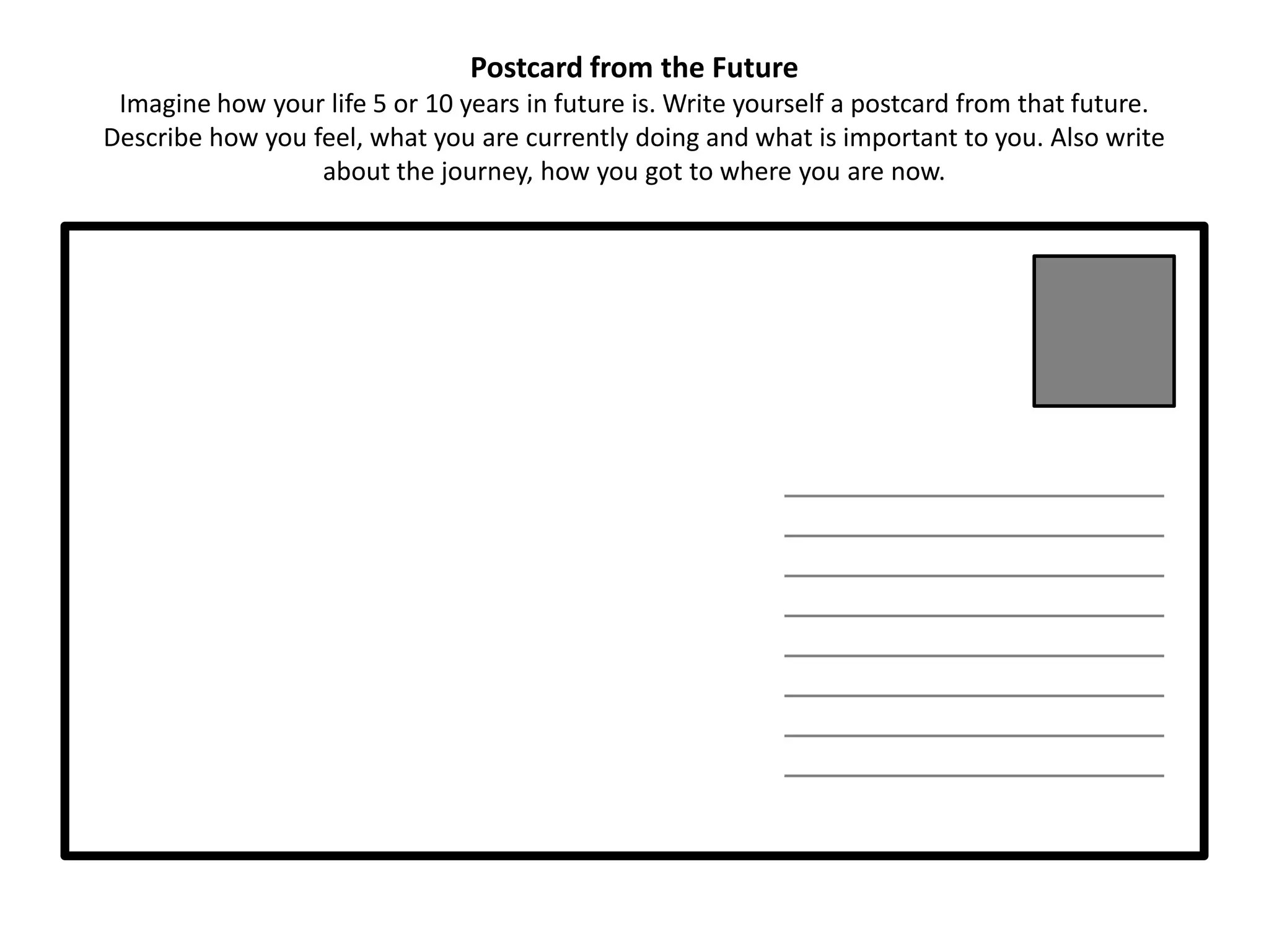 Postcard from the future | PPTX