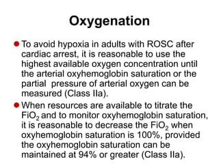 Post–Cardiac Arrest Care | PDF