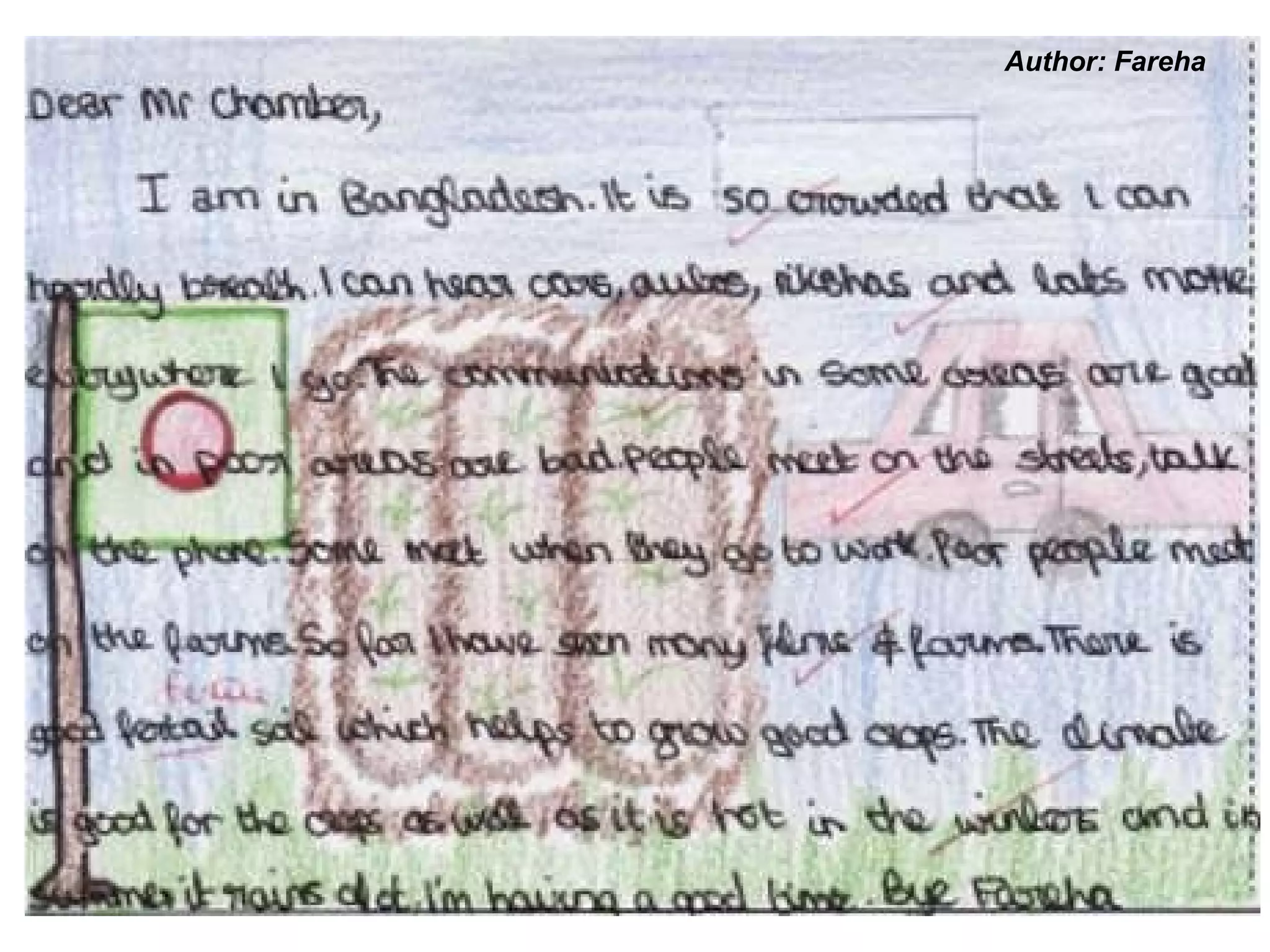 Postcards Homework | PPT