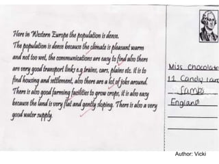 Postcards Homework | PPT