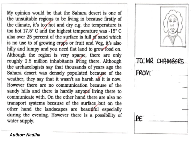 Postcards Homework | PPT