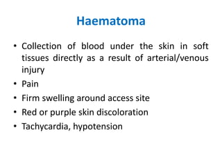 cardiac care after angiogram | PPTX