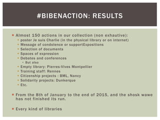 After Charlie: French Libraries between Neutrality and Engagement | PPTX