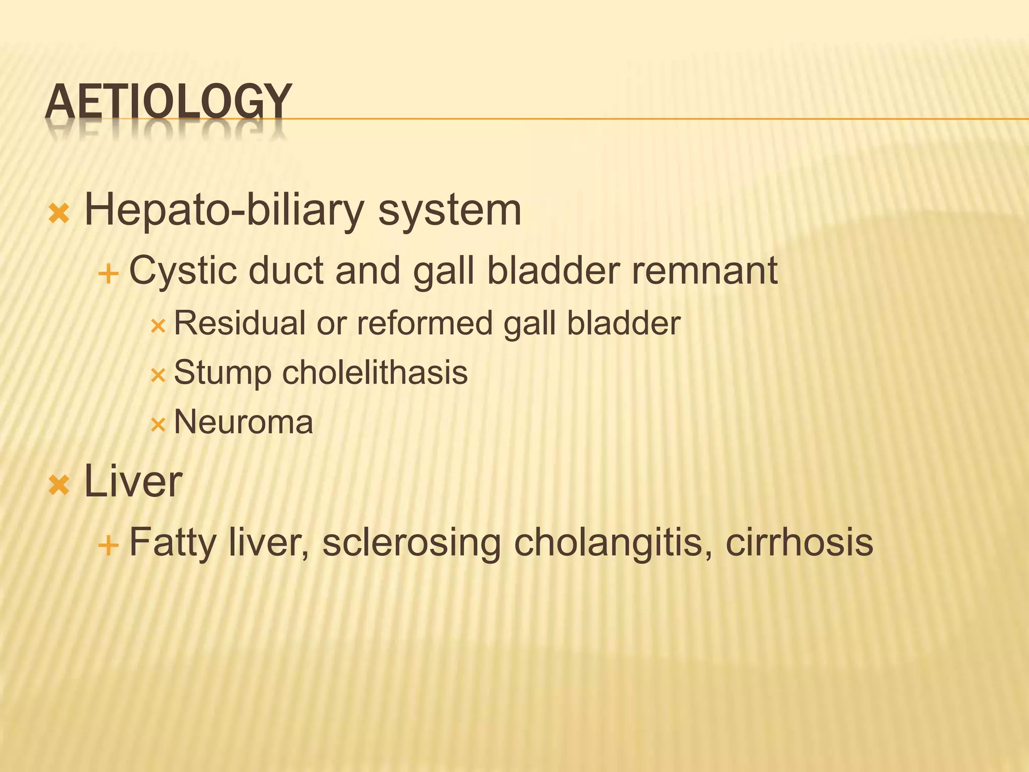 Post cholecystectomy syndrome | PPTX