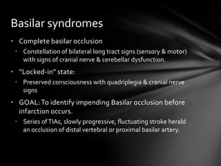 Posterior circulation - Applied Anatomy | PPTX