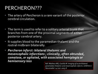 Posterior circulation - Applied Anatomy | PPTX