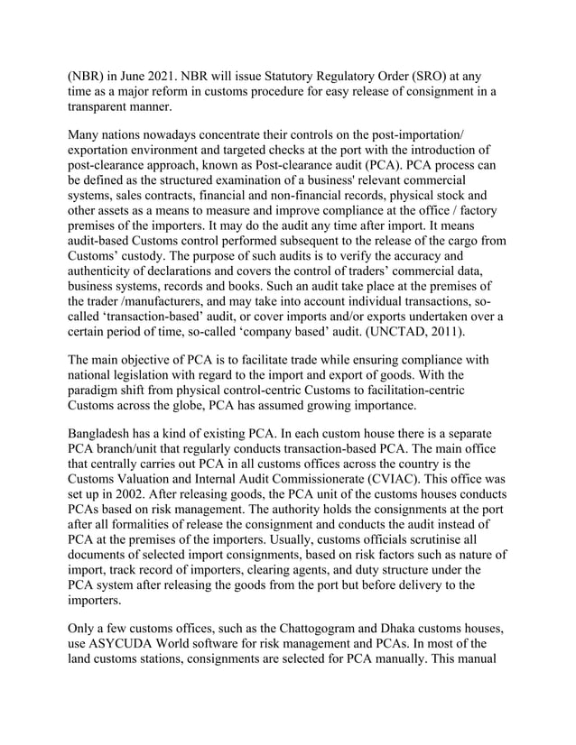 Post clearance customs audit | PDF | Logistics | Business