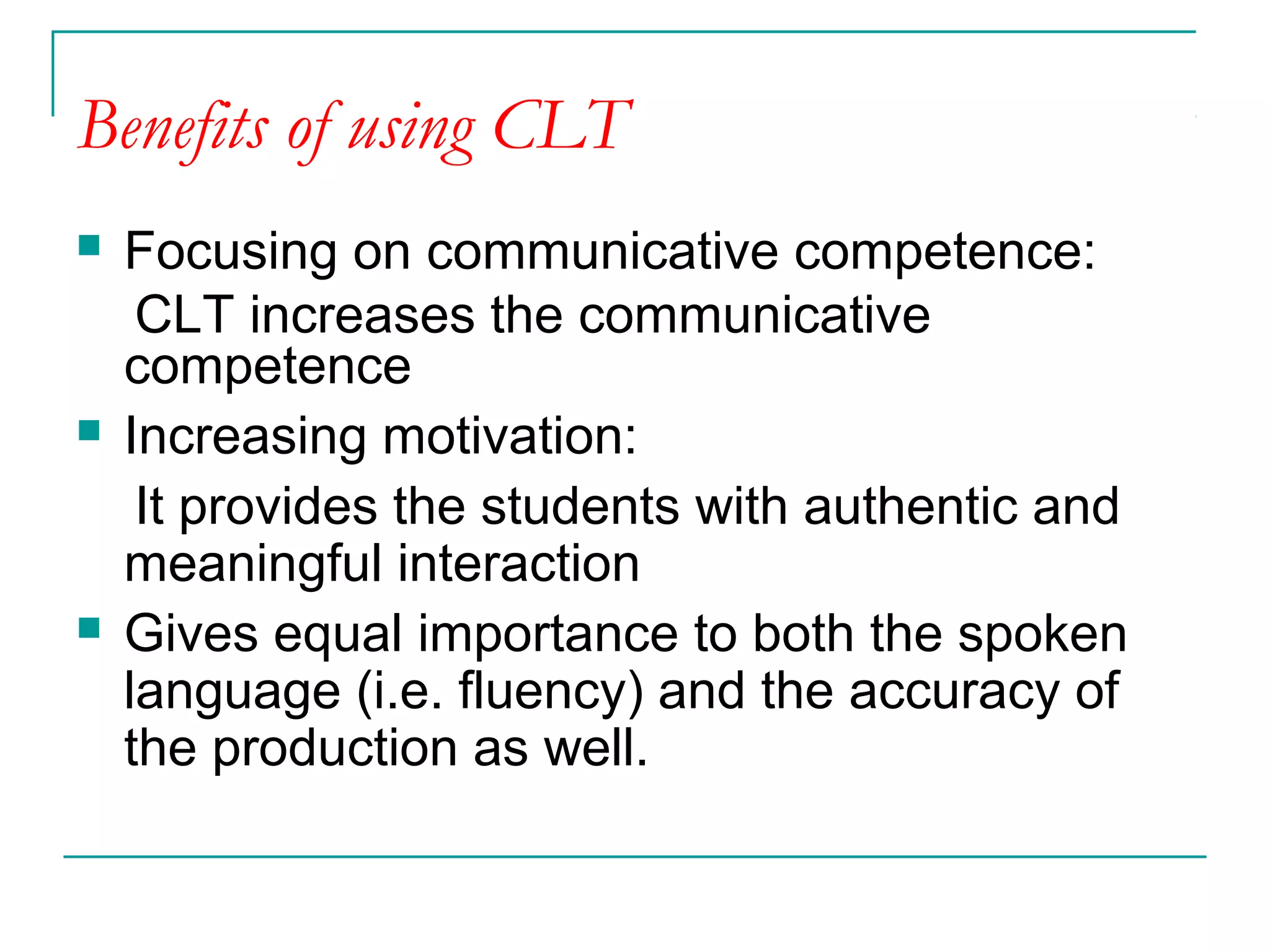 Post clt methods | PPT