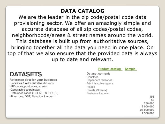 Database postcodes/zip codes, streets, cities, countries Excel file ...