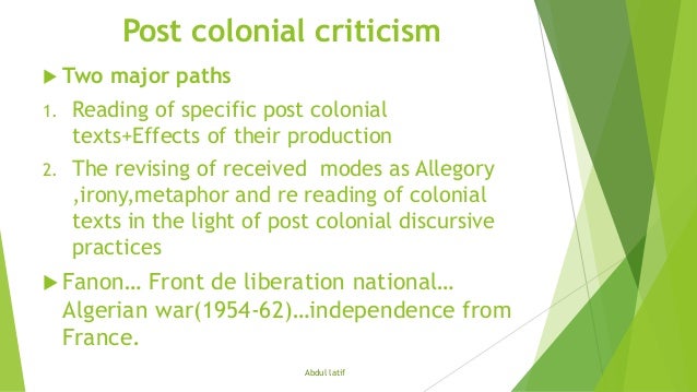 Postcolonial and new criticism presentation