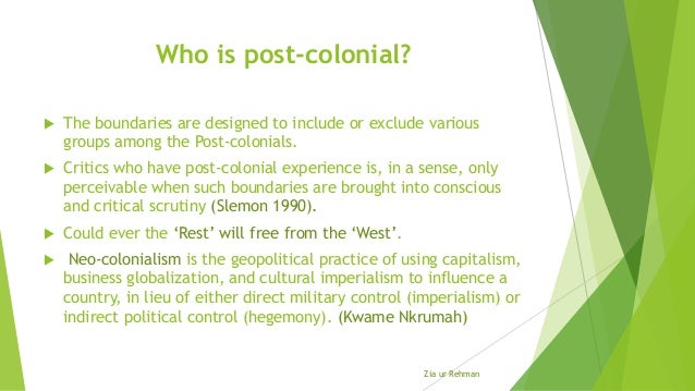 Postcolonial and new criticism presentation