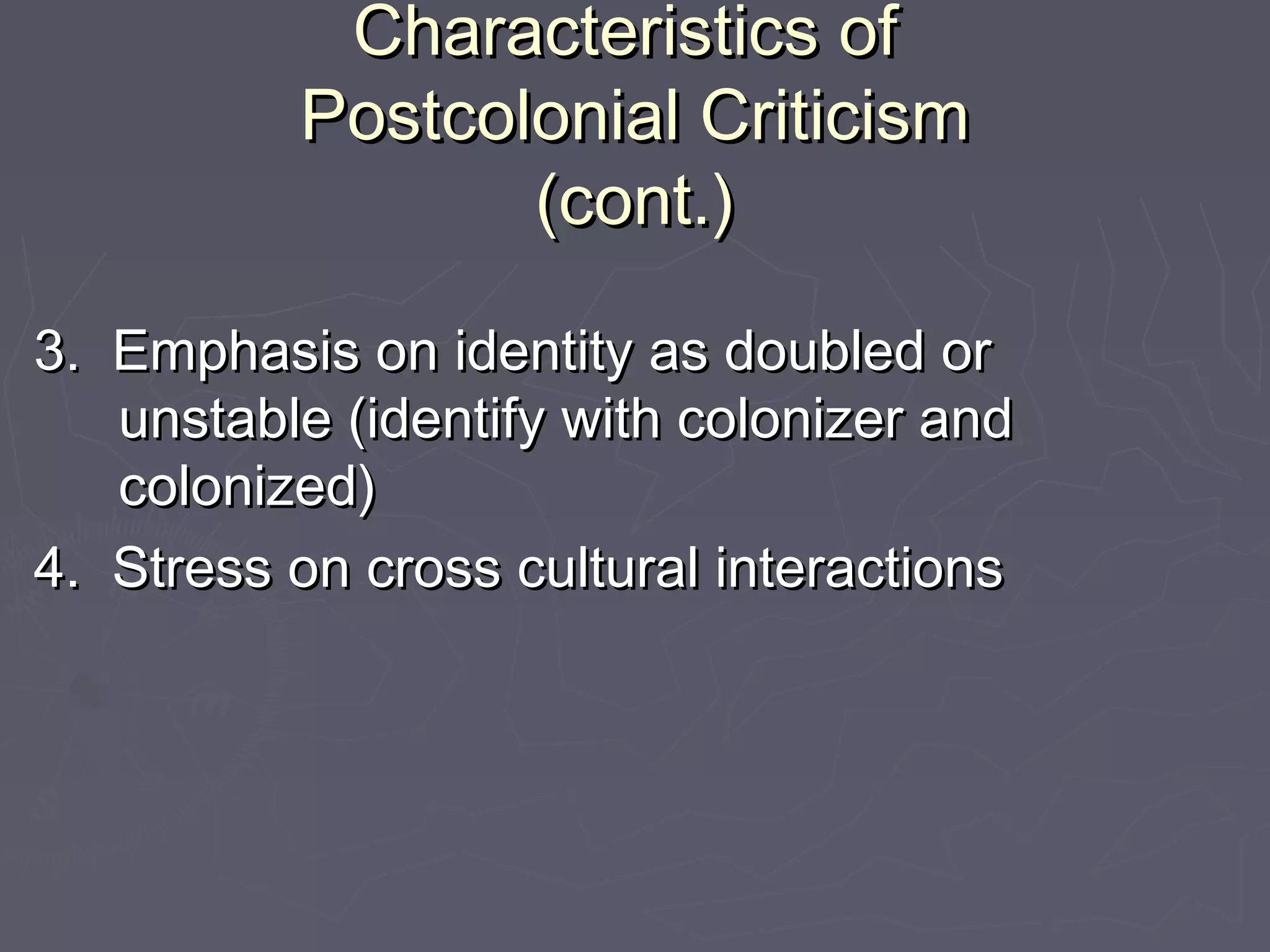 Postcolonial criticism | PPT