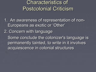 Postcolonial criticism | PPT