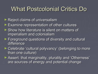 Postcolonial criticism | PPT