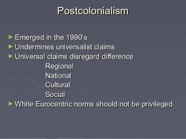 Postcolonial criticism