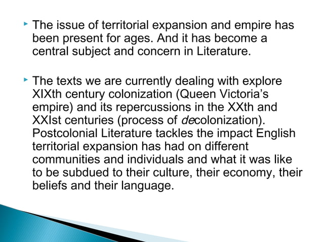 Postcolonialism | PPT