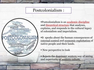 Post colonialism | PPTX
