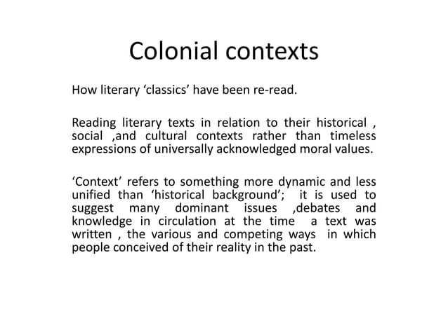 Postcolonialism | PPT