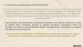 Postcolonialism in Joseph Conrad's 'Heart Of Darkness' | PPTX