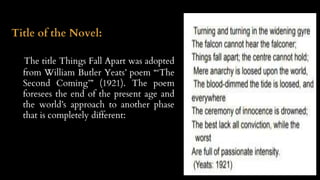 Post colonialism in Things Fall Apart | PPTX