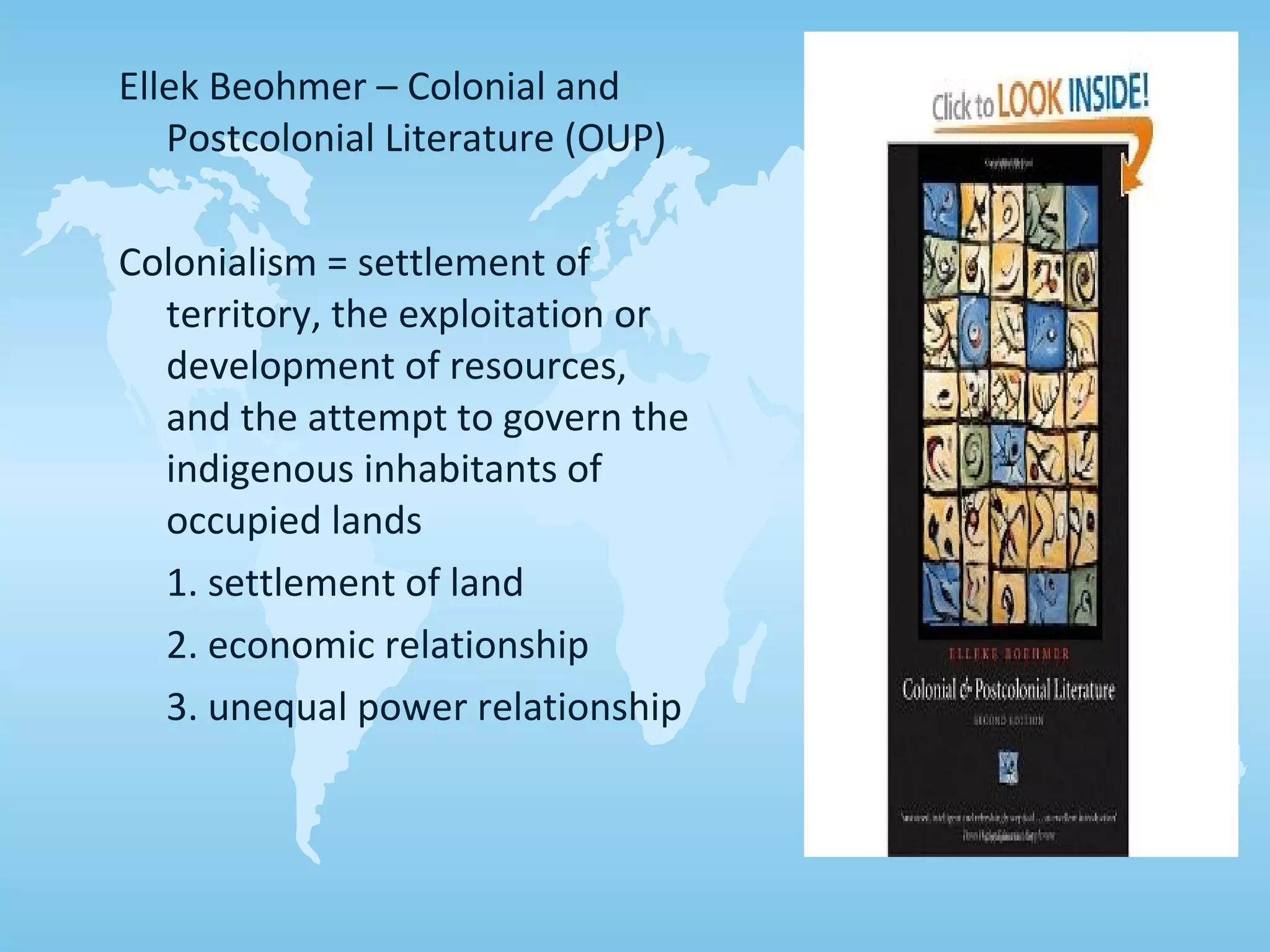 Postcolonialism Introduction - Background | PPT