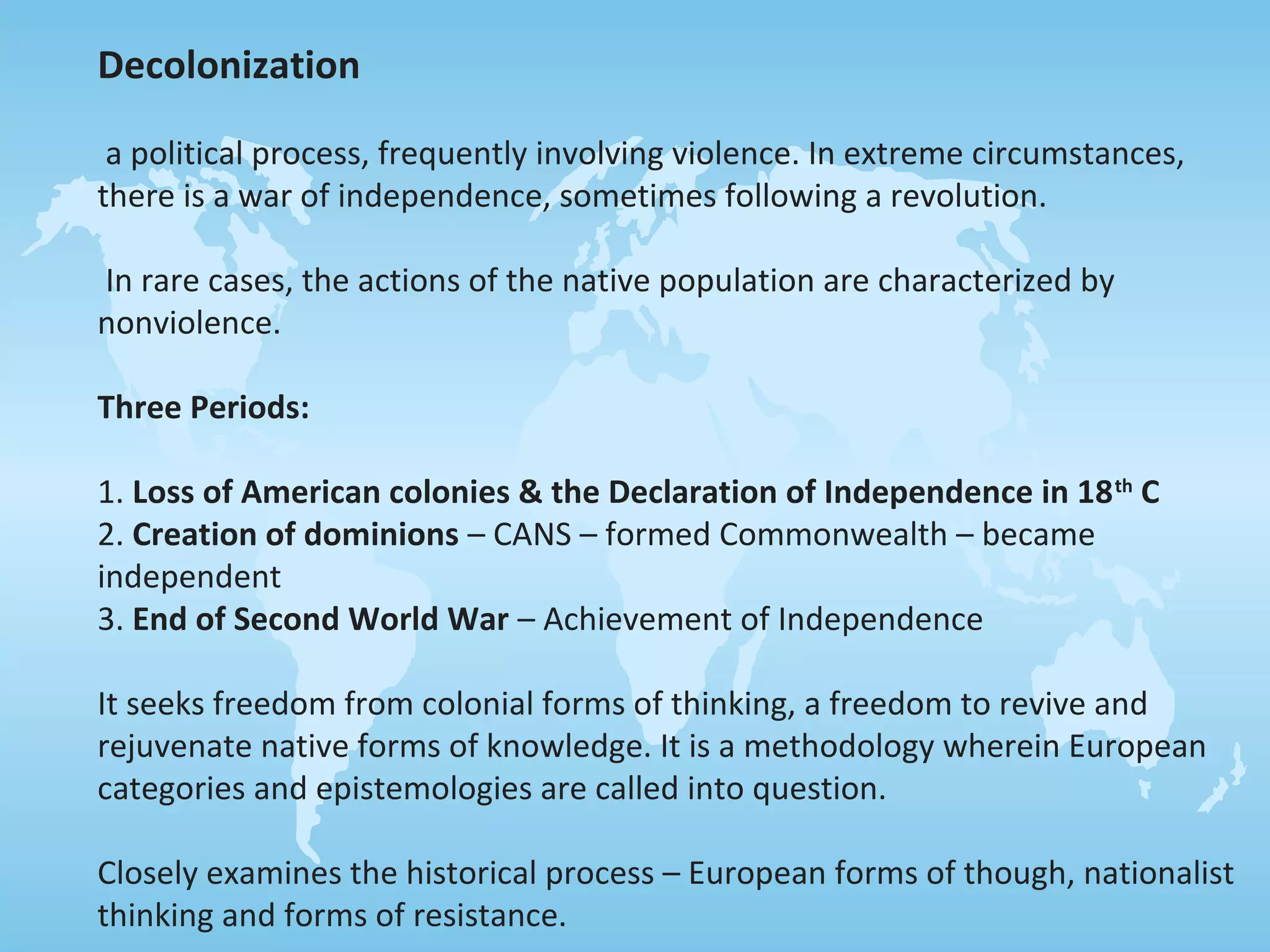 Postcolonialism Introduction - Background | PPT