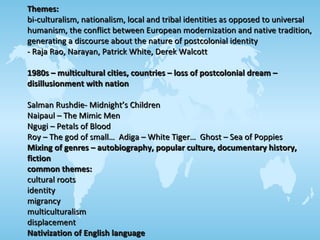 Postcolonialism Introduction - Background | PPT