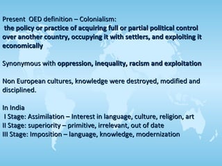 Postcolonialism Introduction - Background | PPT