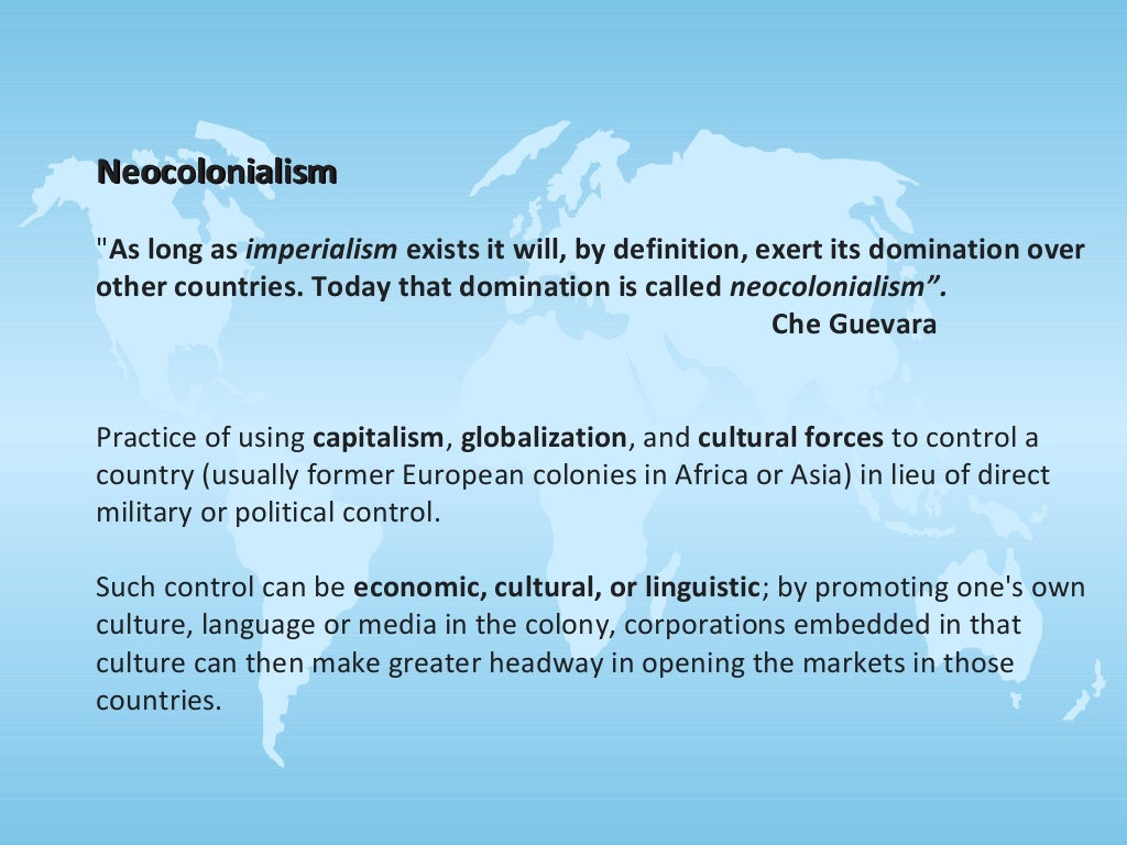 Postcolonialism Introduction - Background