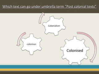 Postcolonial literature | PPT