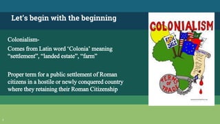 Encroachment, The Post Colonial Literature | PPTX