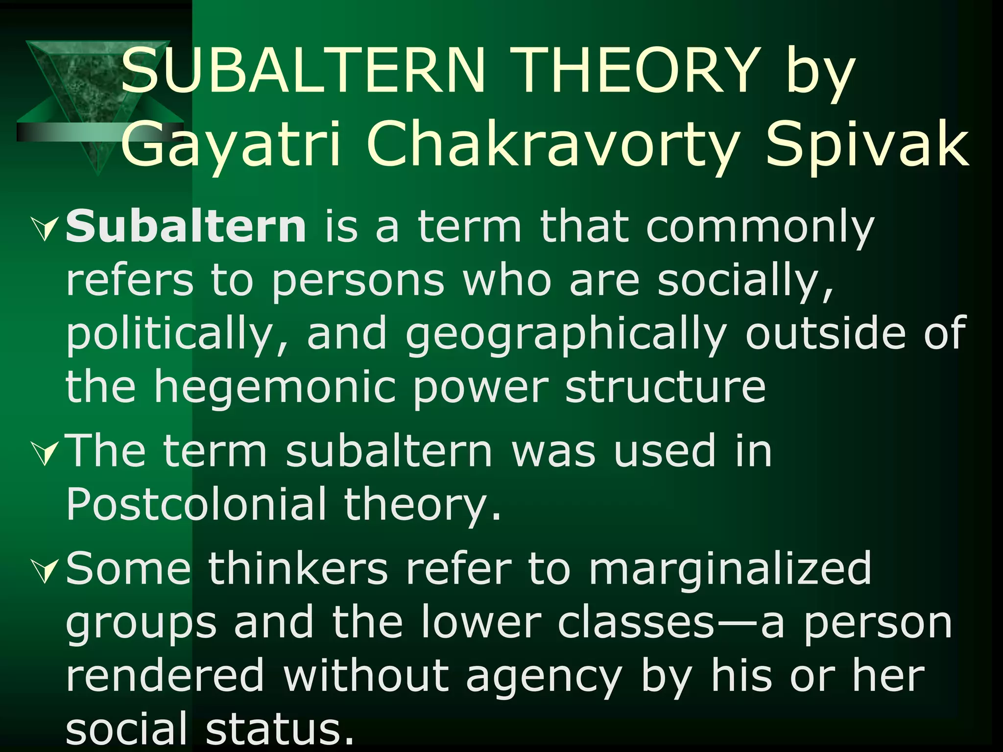 Postcolonial theory | PPTX