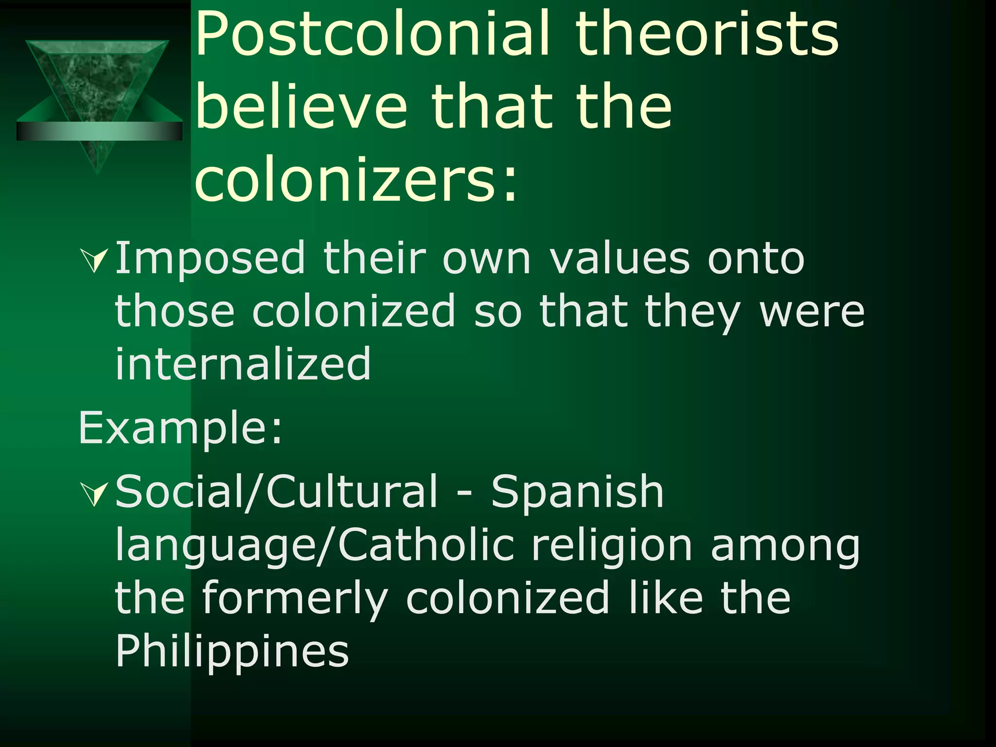 Postcolonial theory | PPTX