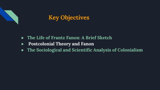 Postcolonial Theory & Frantz Fanon | PPTX