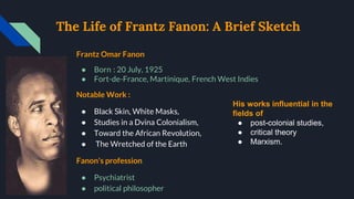 Postcolonial Theory & Frantz Fanon | PPTX