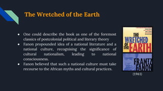 Postcolonial Theory & Frantz Fanon | PPTX