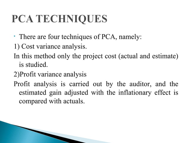 Post completion audit (pca) | PPT | Stocks and Bonds | Personal Investing
