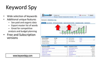 SEO Keyword Research & Mapping | PPTX | Search | Internet