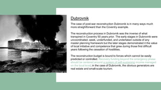 Post-war Reconstruction: Concerns, Models and Approaches | PDF