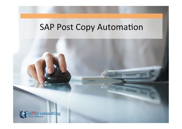 SAP Post Copy Automation | PPT