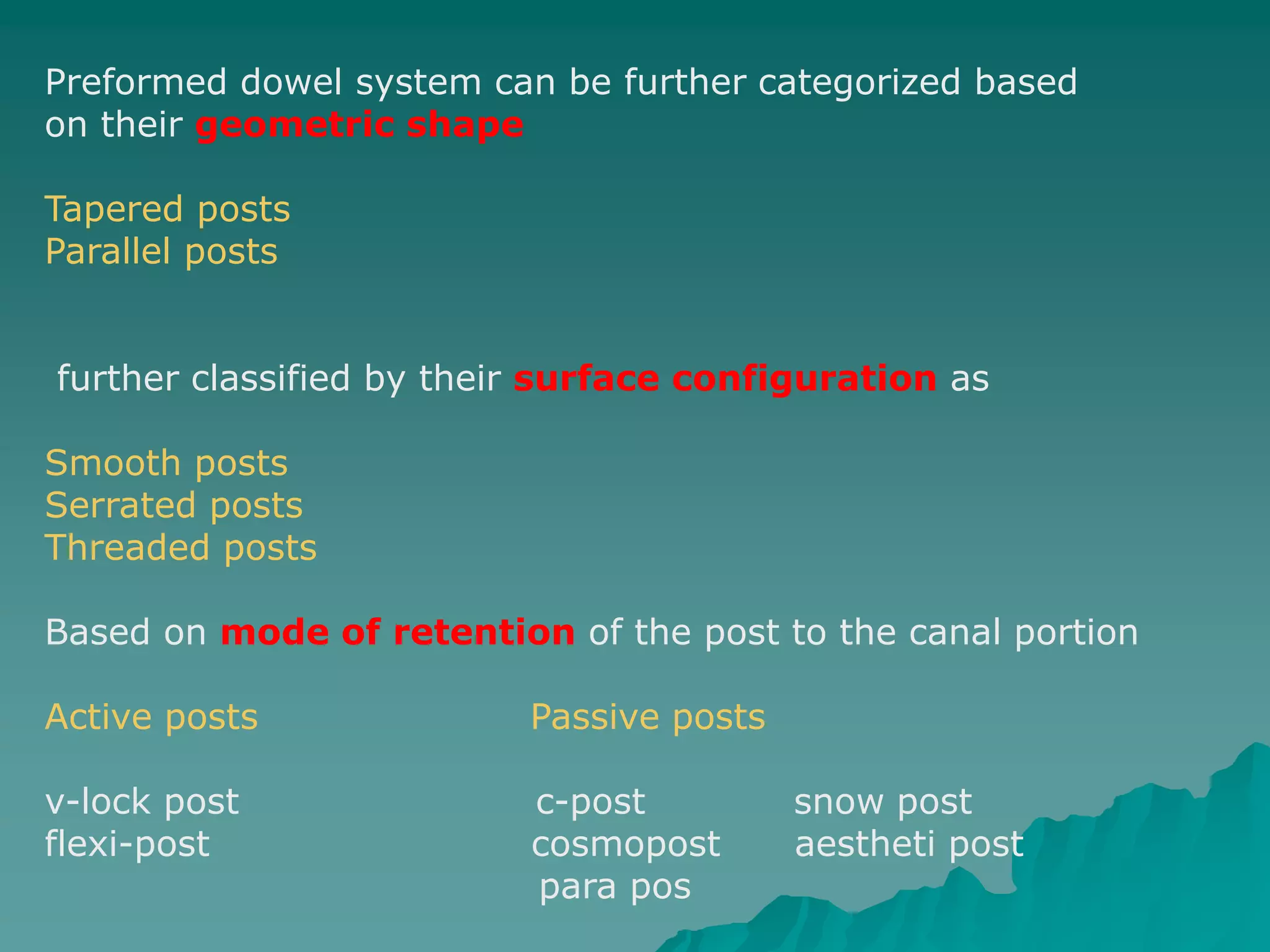 POST & CORE.ppt
